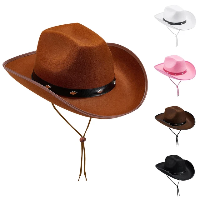 TEXAN COWGIRL COWBOY Hat Stetson Wild West Hen Stag Adult Fancy Dress Mens Women £10.78 ...