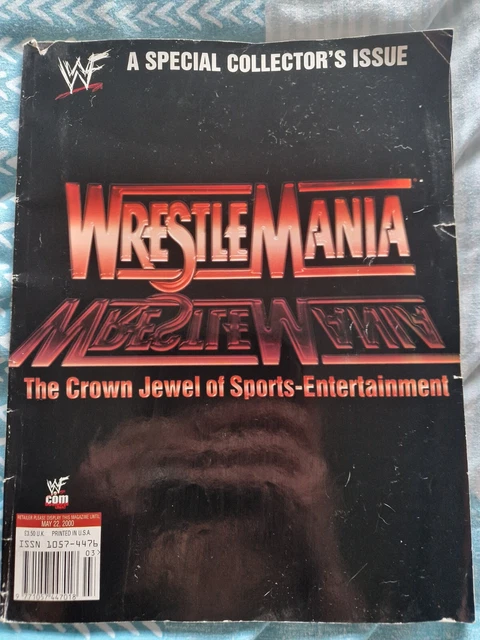 WWE WWF MAGAZINE Wrestlemania 16 2000 A Special Collectors Issue £3.00 ...