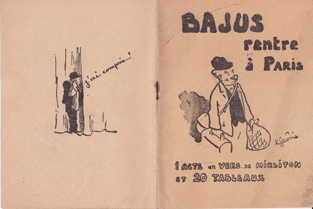 BAJUS RENTRE À Paris - Brochure de propagande antibritannique ...