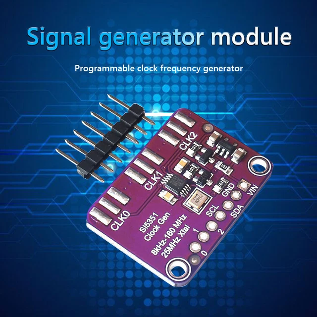 SI5351A SI5351 I2C IIC generatore di segnale interruttore modulo scheda ...