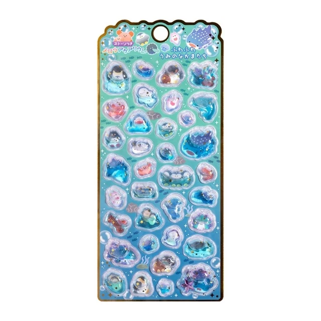 CARTOON WATER FILLED Sticker for Kids Craft Wall Decoration Classroom ...