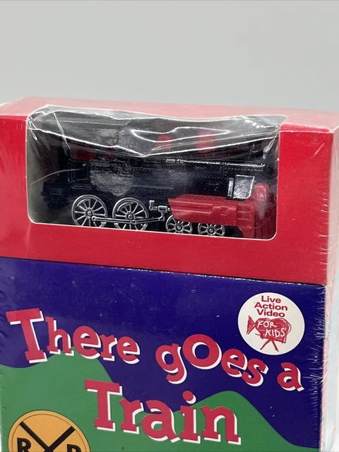 THERE GOES A Train (VHS, 1994, Includes Toy Die-cast Train) Sealed Kid ...