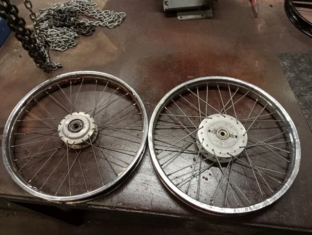 LOT JANTE RIGIDA 17" A Restaurer Peugeot 103,Mbk 51 EUR 30,00 - PicClick FR