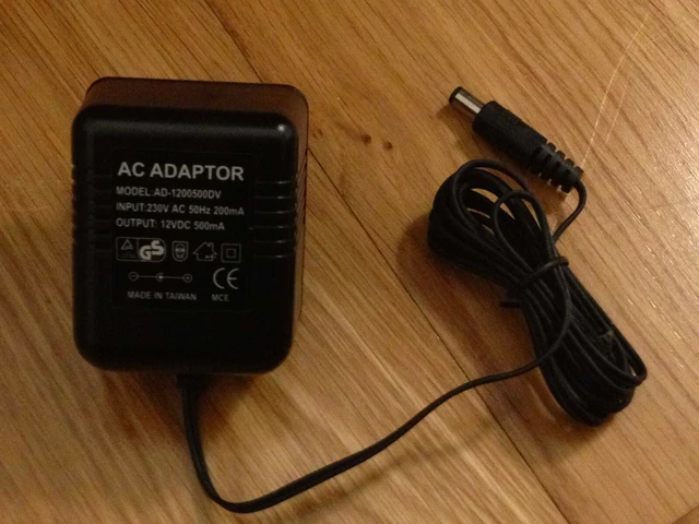 ADAPTATEUR BLOC D'ALIMENTATION AC ADAPTATOR modèle AD-1200500DV 12 VDC ...
