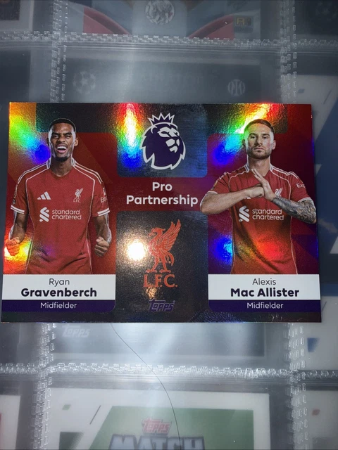 TOPPS PREMIER LEAGUE 2026 Pro Partnership Liverpool Gravenberch ...