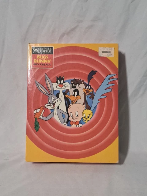 VTG GOLDEN PUZZLE Looney Tunes Bugs Bunny and Friends 63 Pcs Puzzle ...