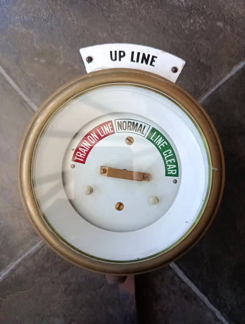 RAILWAY SIGNALLING BLOCK Indicator Repater Signal Box Equipment £78.72 ...