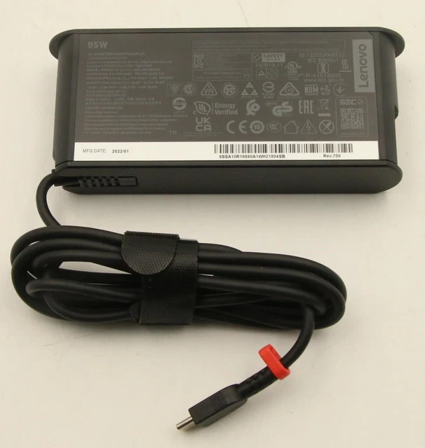 CHARGEUR ORIGINAL LENOVO Ideapad 5-14IIL05 Series Type C 95W 02DL132 ...