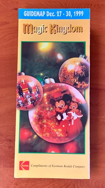 WALT DISNEY WORLD Magic Kingdom December 27-30 1999 Theme Park Guide ...