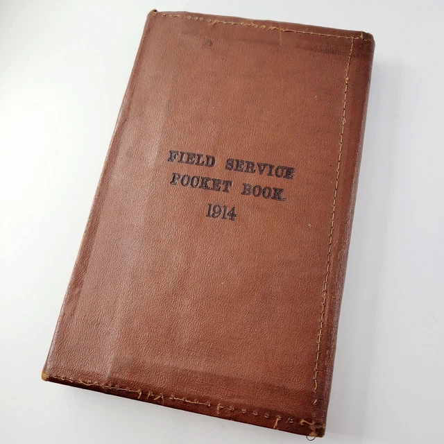 WW1 NAMED - 1st CAN TUNNELING COY - FIELD SERVICE POCKET BOOK BRITISH ...