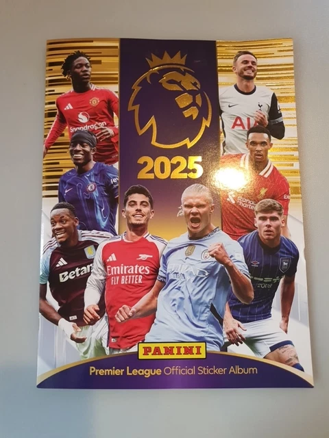 💥PANINI PREMIER LEAGUE 2025 Official Stickers Collection Album Only £3.00 - PicClick UK