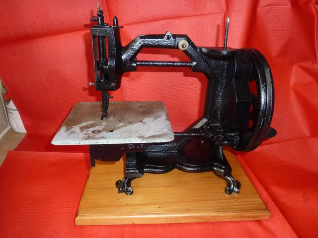 RARE ANTIQUE J.COLLIER & SON"S SEWING MACHINE HEXAGONAL LONDON 19th ...
