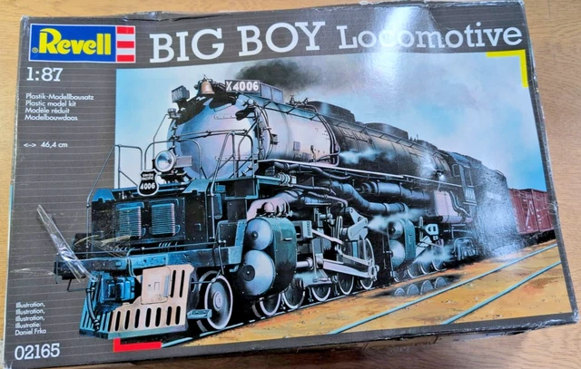 REVELL 02165 1/87 Scale Big Boy Locomotive Plastic Model Kit-USED SEE ...
