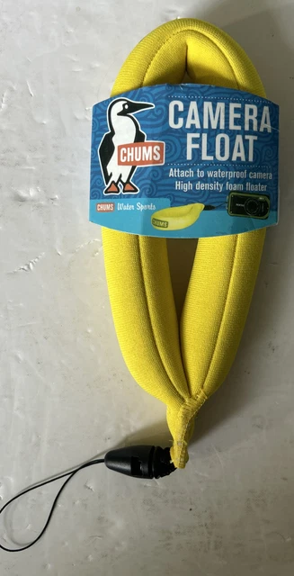 CHUMS HIGH DENSITY Foam Floater For Water Resistant Cameras Yellow ...