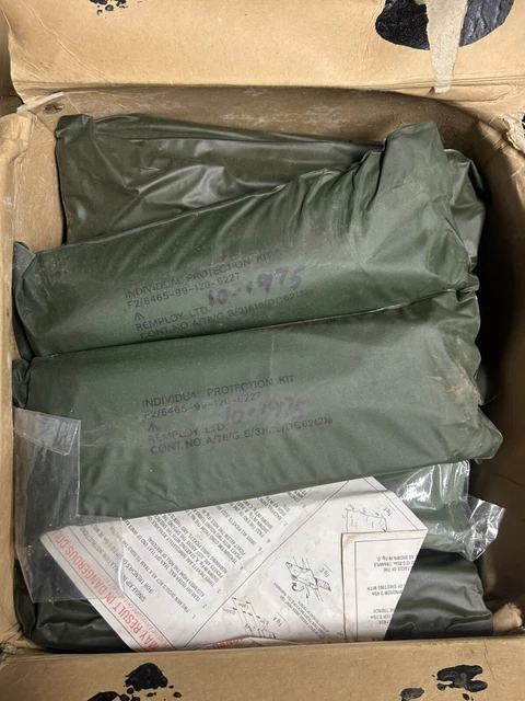 BRITISH ARMY 1980S Personal Protection Kit x1, 1987 NOS £10.08 ...