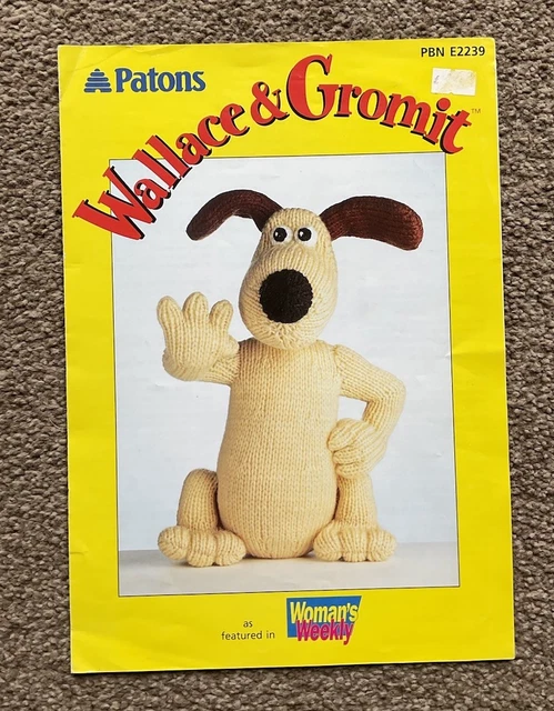WALLACE AND GROMIT Knitting Pattern (Gromit) designed by Alan Dart £10. ...