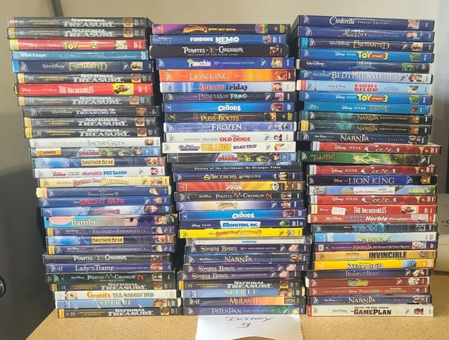 DISNEY DVD MOVIE Lot - All Genre - Family Favorites & Timeless Hits ...