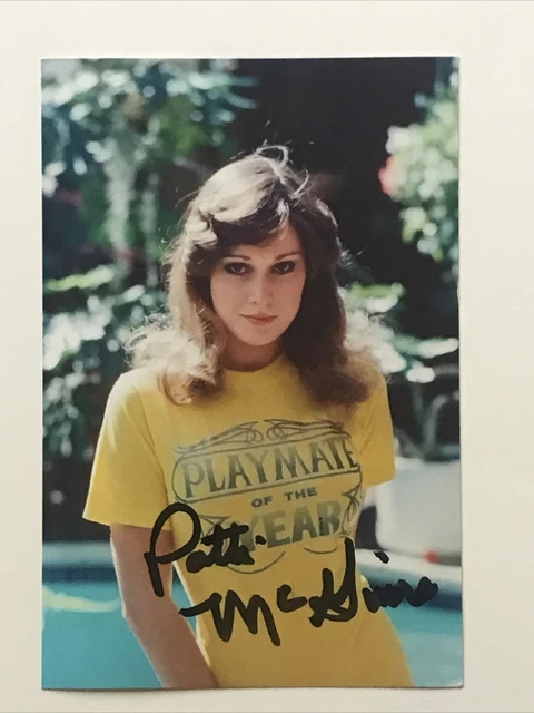 FOTO AUTOGRAFATA PATTI McGuire Playboy Playmate Of The Year PMOY 1977 ...