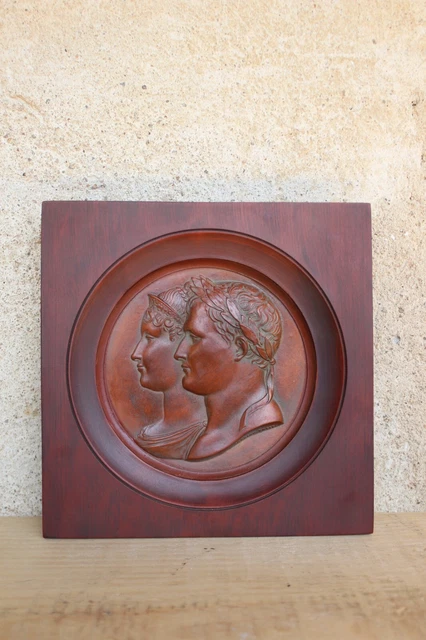 CADRE MÉDAILLON NAPOLÉON Et Josephine Signé Andrieu Fecit Musée Du ...