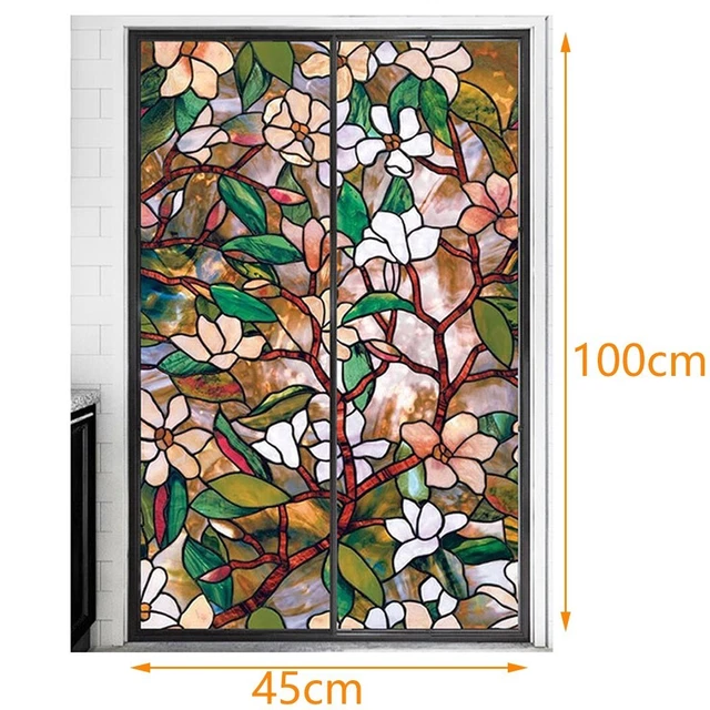 EASY TO APPLY Casement Glass Stickers Smooth Adhesion Prevent Fading ...