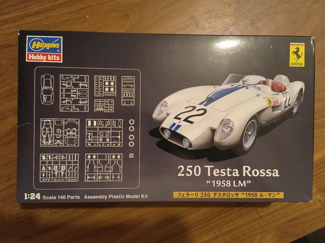 HASEGAWA 1/24TH SCALE Ferrari 250 Testarossa Plastic Model Kit £125.48 ...