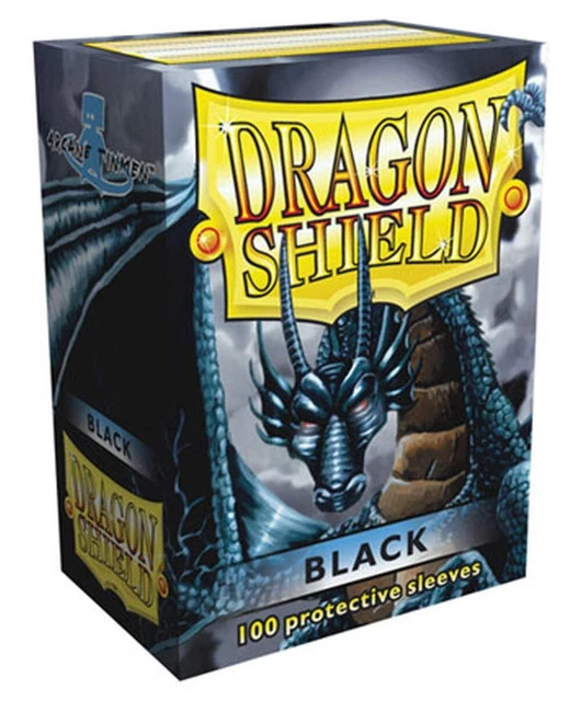 DRAGON SHIELD: SLEEVES Classic Black $19.00 - PicClick AU