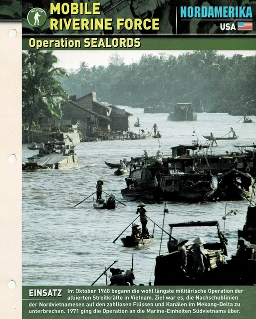 MOBILE RIVERINE FORCE - Operation Sealords - Infokarte EUR 1,00 ...