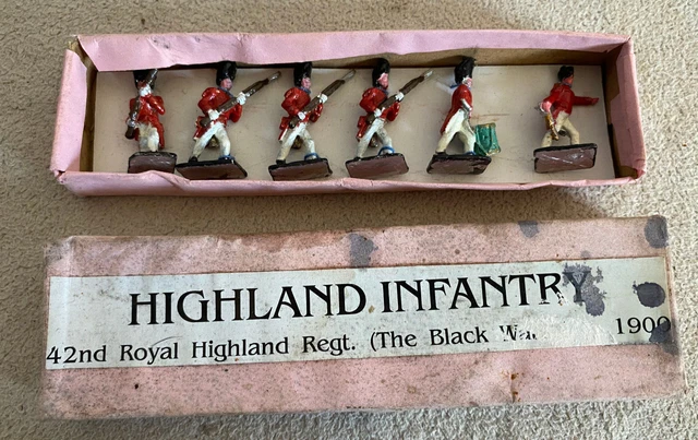 METAL TOY SOLDIERS Prince August Royal Highland Infantry, Black Watch ...