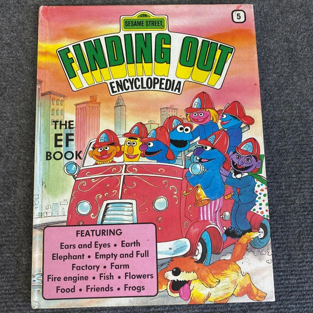 SESAME STREET FINDING Out Encyclopedia #5 The E F Book 1982 Hardcover Picture $19.66 - PicClick AU