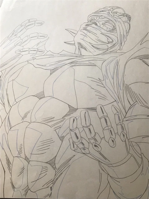 ORIGINAL JOJO’S BIZARRE Adventure Animation Drawing Anime Art Zombie £ ...