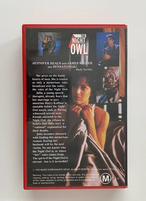 THE NIGHT OWL [VHS] Big Box Ex-Rental Video Tape Jennifer Beals 1993 ...