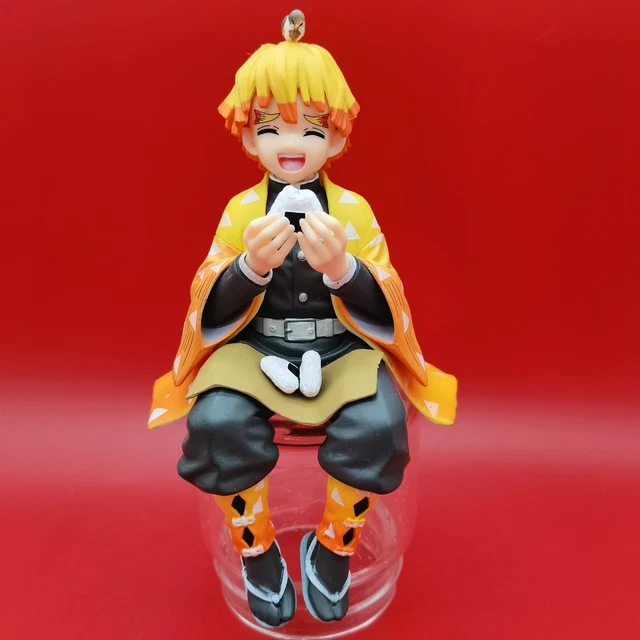 NEW DEMON SLAYER: Kimetsu no Yaiba Agatsuma Zenitsu Eat Rice Balls PVC ...