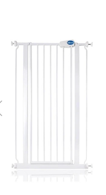 SAFETOTS SAFETY GATE, Extra Tall, Narrow- White, 68.5cm - 75cm £19.99 ...