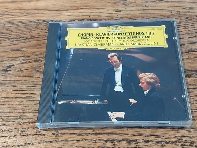 CHOPIN PIANO CONCERTOS 1 & 2 Krystian Zimerman Carlo Maria Giulini CD In VGC $15.12 - PicClick AU