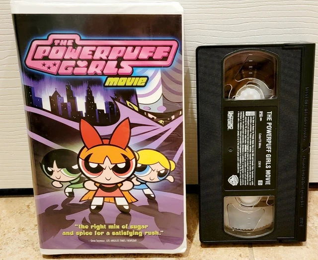 THE POWERPUFF GIRLS Movie VHS 2002 Clamshell Good Condition Cartoon ...