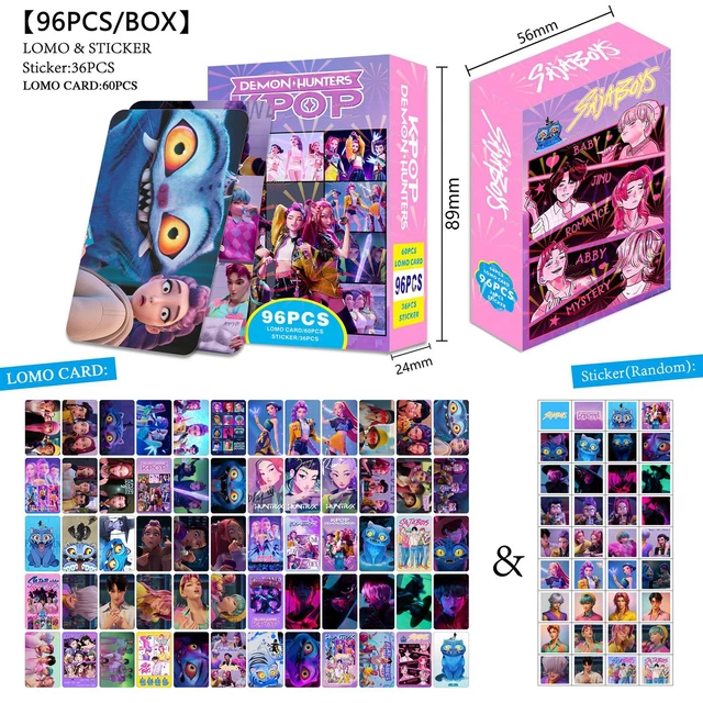 50PCS KPOP DEMON Hunters Stickers,55/60PC Kpop Demon Hunters Card Photocards Set $16.69 ...