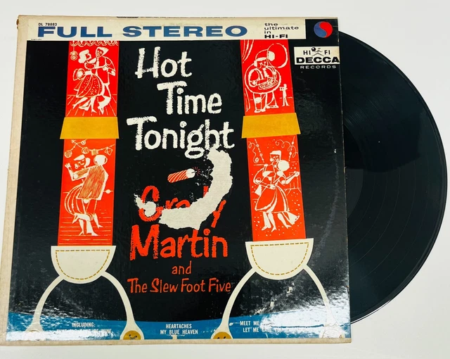 GRADY MARTIN AND The Slew Foot Five Hot Time Tonight LP Decca Records ...