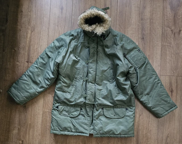 T REED USAF N3B Polar Snorkel Parka Insulated Winter Coat, Size XL £89. ...