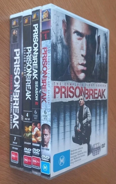 PRISON BREAK COMPLETE Collection Seasons 1-4 DVD $29.90 - PicClick AU