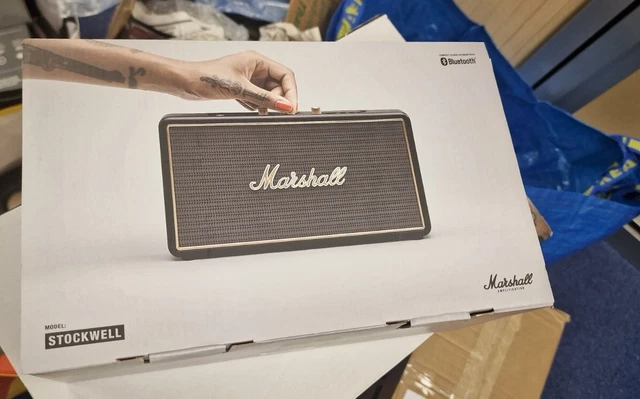 NEW IN BOX 100% Genuine Marshall Stockwell Portable Bluetooth Speaker ...