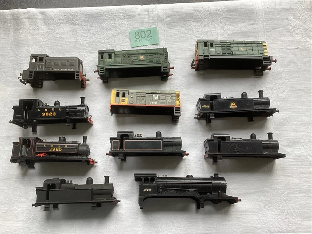 11X HORNBY & Triang 00 Loco Body Shells. Tank & Diesel Shunter. See Des ...