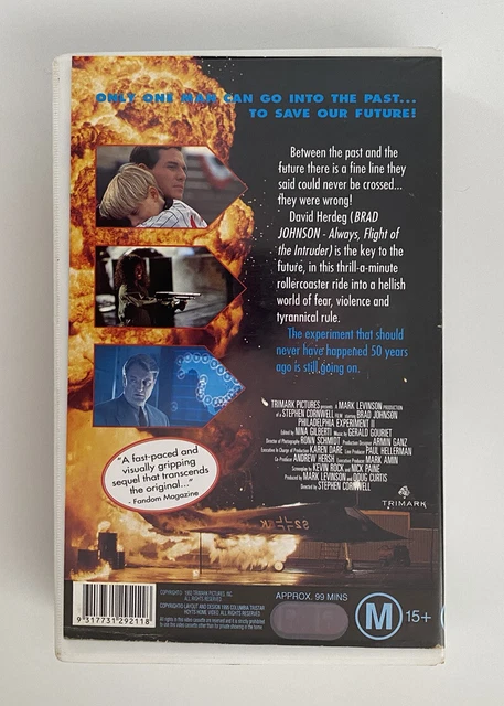 PHILADELPHIA EXPERIMENT 2 [VHS] Columbia Tristar Video Big Box Ex ...