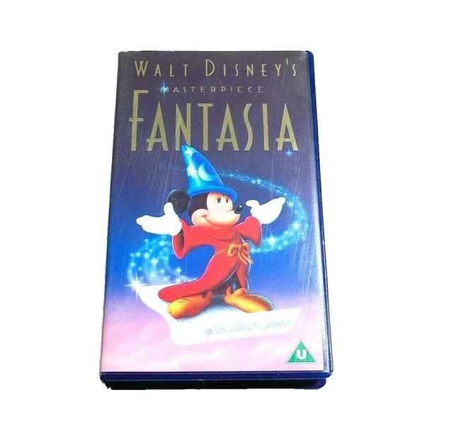 FANTASIA VHS WALT Disney Masterpiece PAL VHS Video Tape Cassette EUR 6 ...