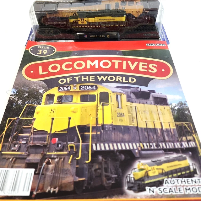 GP20 1959 USA Locomotives Of The World Collection Amercom 24cm Mag. 39 ...