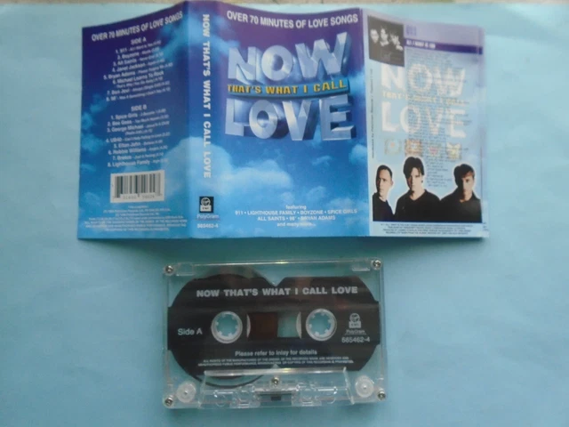 VARIOUS - Now That's What I Call Love (Cassette 1998) Exc condition £6. ...