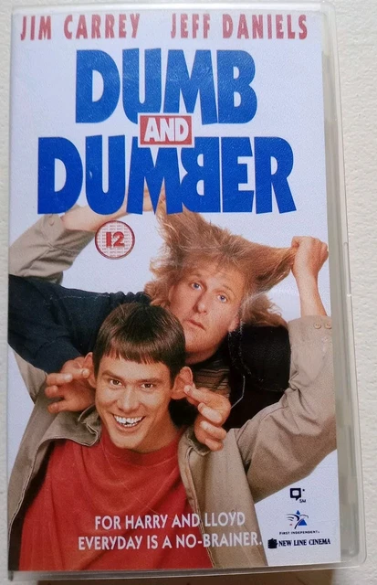 DUMB AND DUMBER (1994) VHS PAL Vintage Classic Video cassette With Jim ...