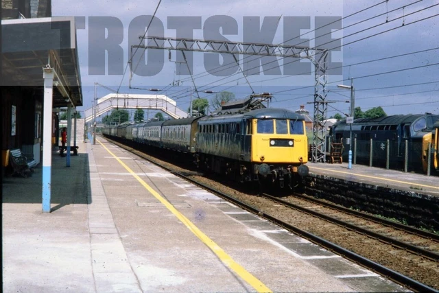 35MM SLIDE BR British Railways Electric Loco Class 81 Lockerbie 1985 ...