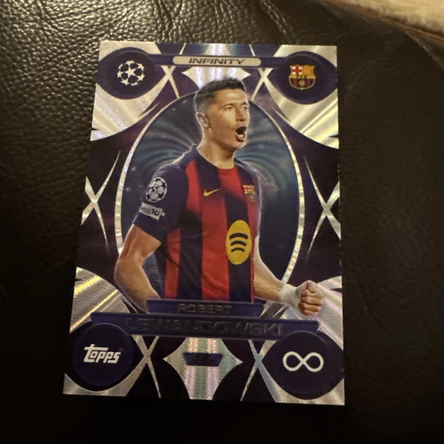 TOPPS MATCH ATTAX 2026 Robert Lewandowski Infinity card IN4 25/26 ...