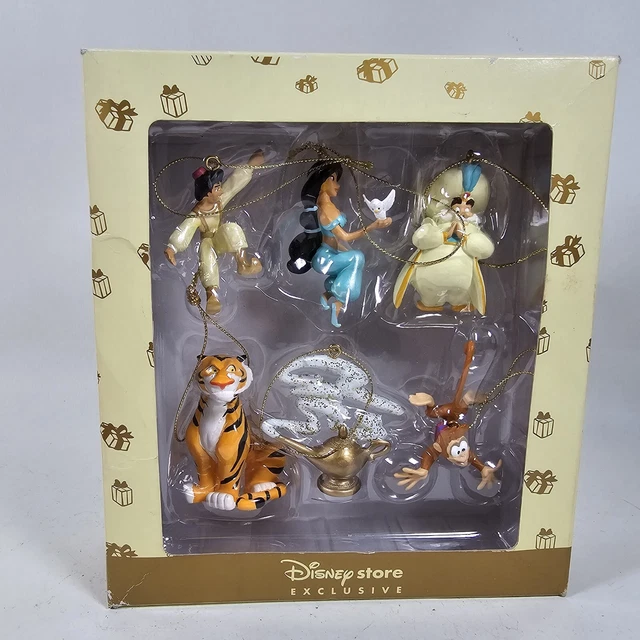 ALADDIN DISNEY STORE Christmas Tree Decorations Princess Jasmine ...