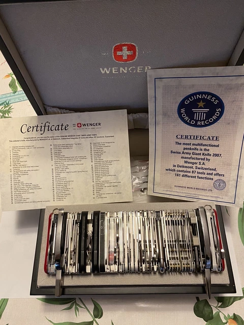 WENGER 16999 THE Giant - Guinness Dei Primati 2007 EUR 9.650,00 ...